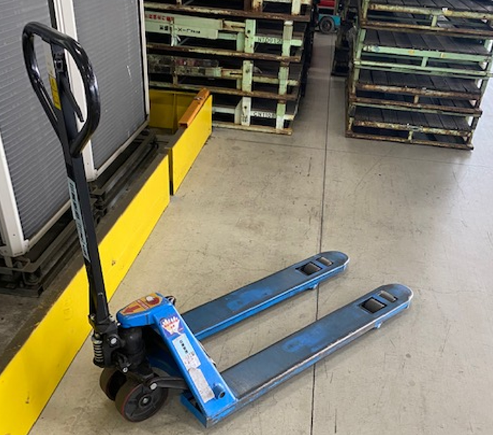 中古 ハンドパレットトラック モノタロウ W1500×D550×H1220 ハンドフォーク | 物流機器リユース＆レンタルのマテバンク